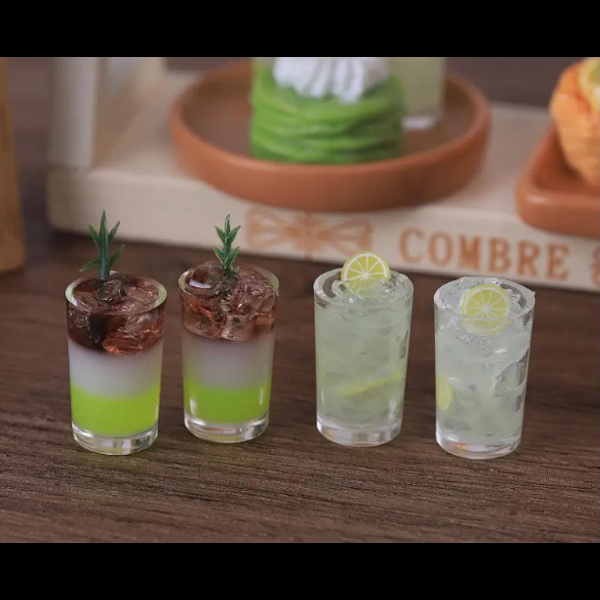 1:12 Scale Miniature Lemon Drink / Dollhouse Cocktail Drinks ...