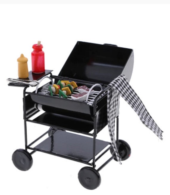 Dollhouse Grill Elf Prop Miniature BBQ Outdoor Furniture for - Etsy