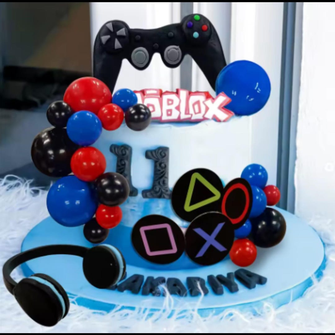 Gaming Cake Topper / Game Birthday Cake Topper / Game on Party ...