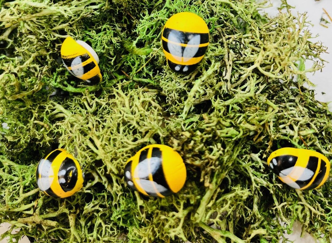 Fairy Garden Bumble Bees, Miniature Bees for Terrariums, Fairy Garden ...