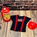 Doll Fire Fighter Outfit Elf Prop Fits 12" Dolls Mini Fire Extinguisher ...