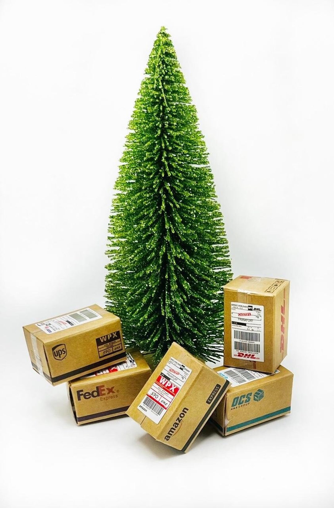 Miniature Shipping Boxes, Elf Prop, Dollhouse Accessories, Fake Mail ...