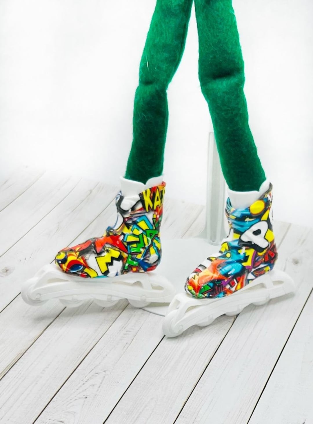 Elf Doll Rollerblades Doll Sports Skates Accessory 12" Doll Toys - Etsy