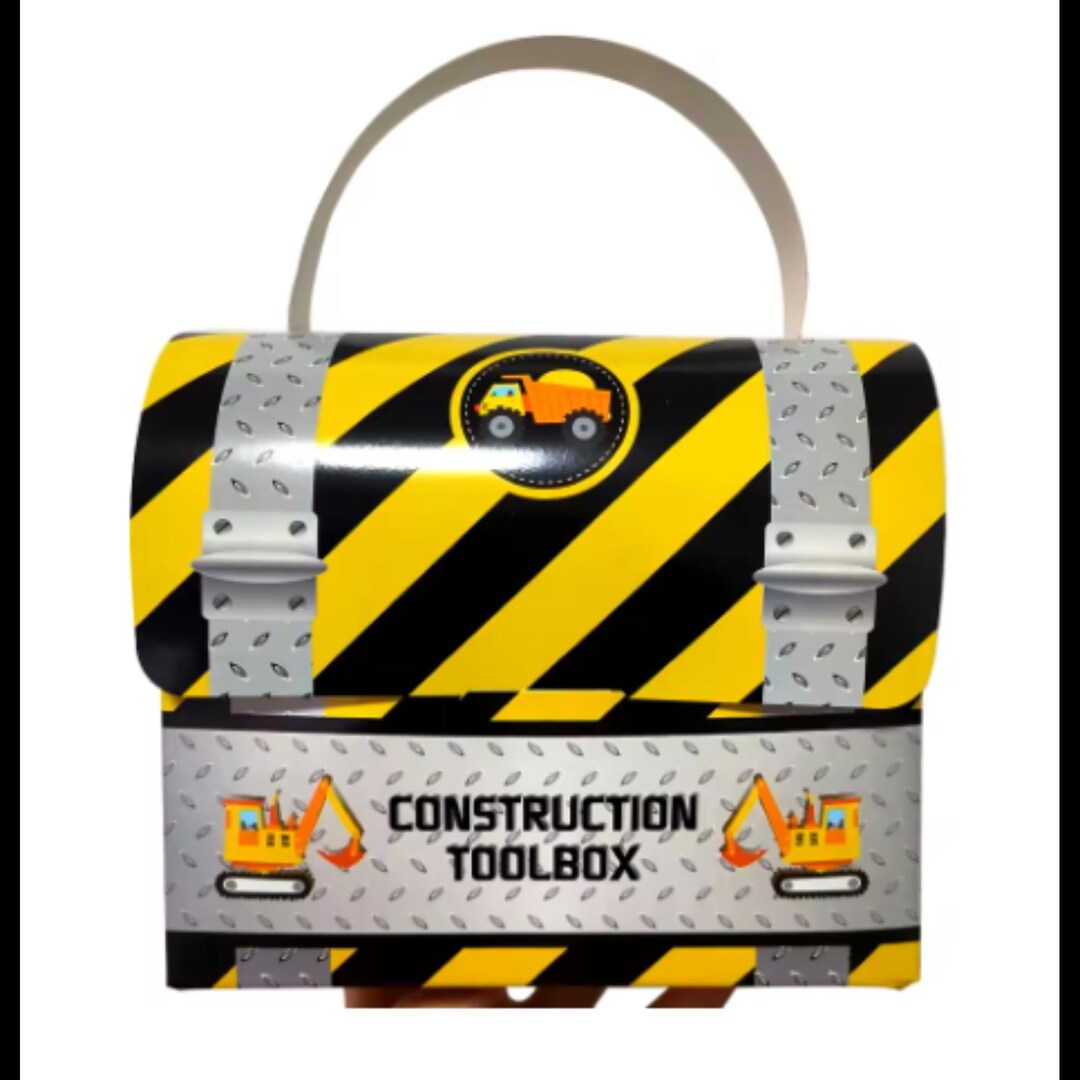 Construction Party Tool Box / 6 Pc 12 Pc Set / Treat Box for ...