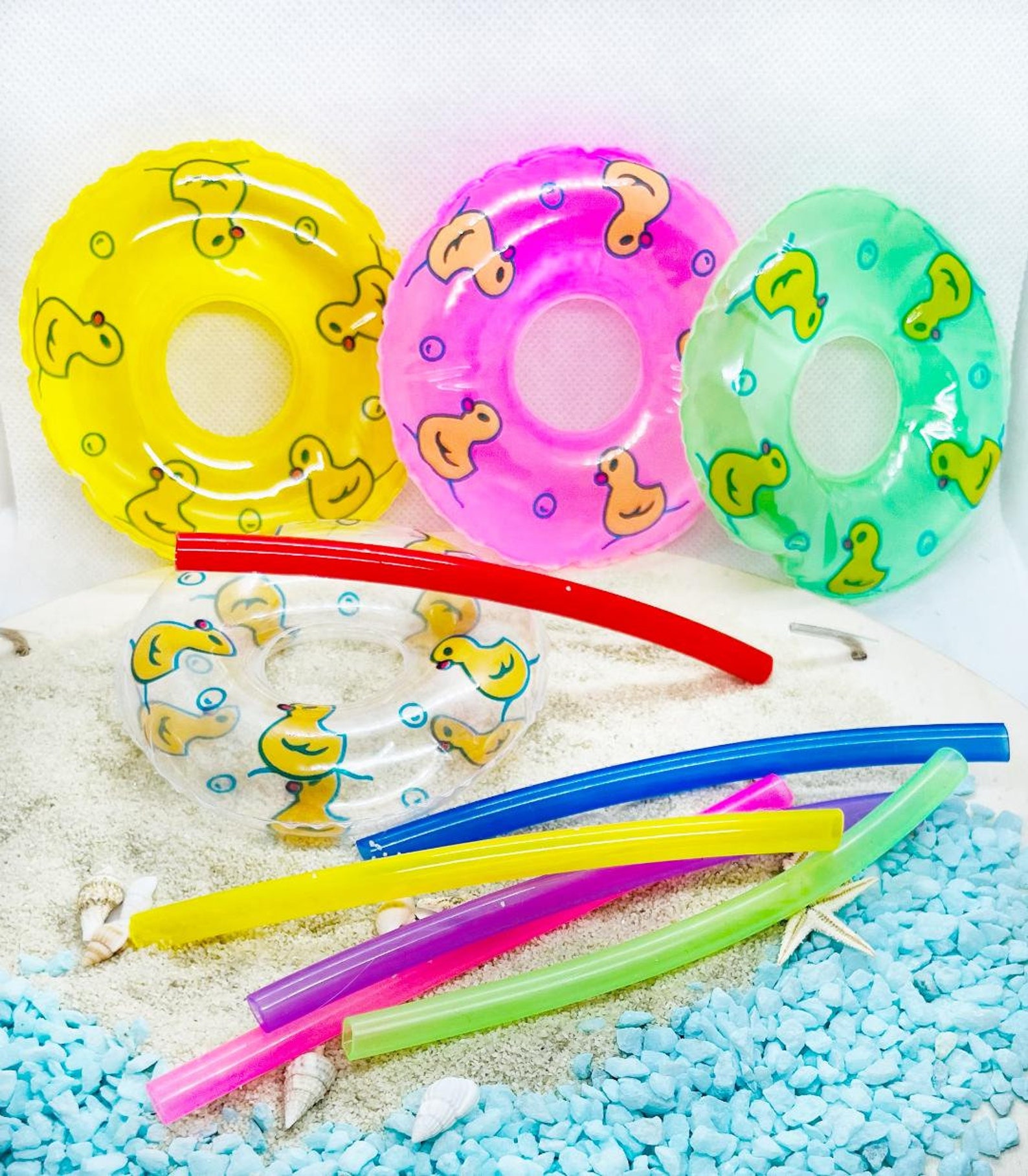 Elf Beach or Pool Noodles Miniature Floats for Dolls Rubber - Etsy