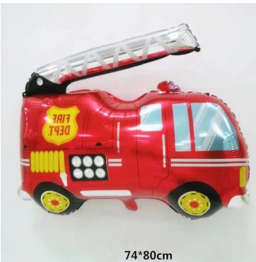 Transportation Party Balloon School Bus Monster Truck Fire Truck ...
