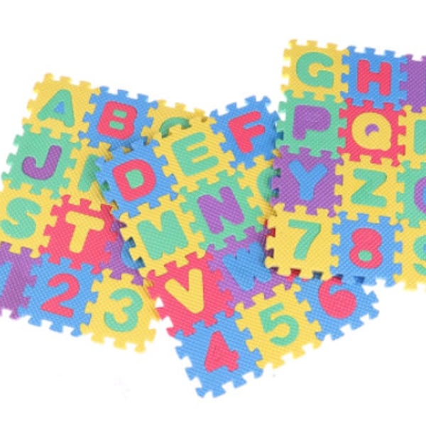 Abc Puzzle Mat - Etsy