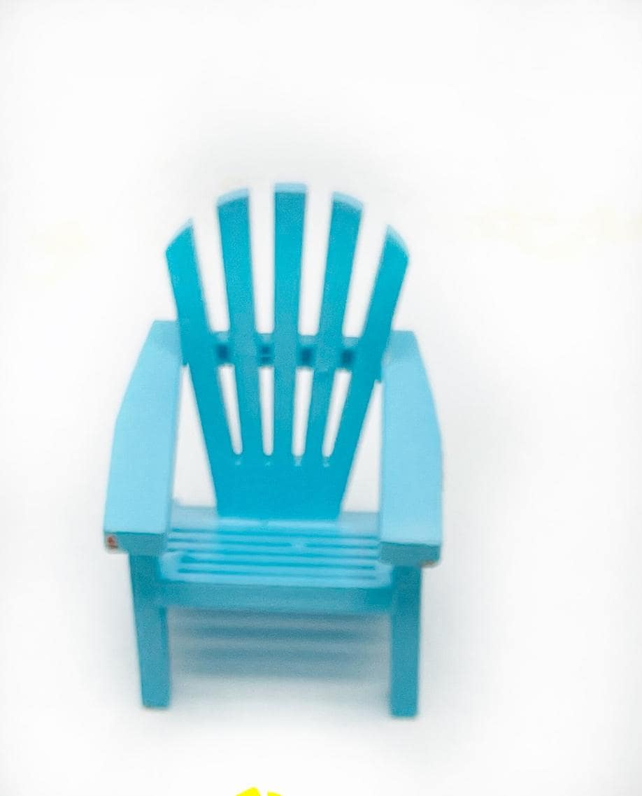 Miniature Wood Adirondack Chair: Fairy Garden Beach Diorama - Etsy