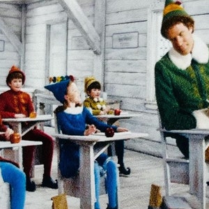 Movie Night Elf Prop Elf Accessory Dollhouse TV Miniature Furniture ...