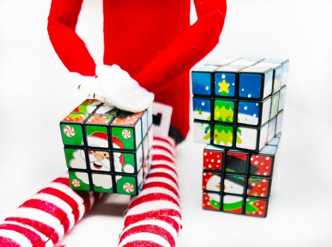 Elf Prop Puzzle Cube Elf Accessory Elf Games Dollhouse Christmas Elf ...