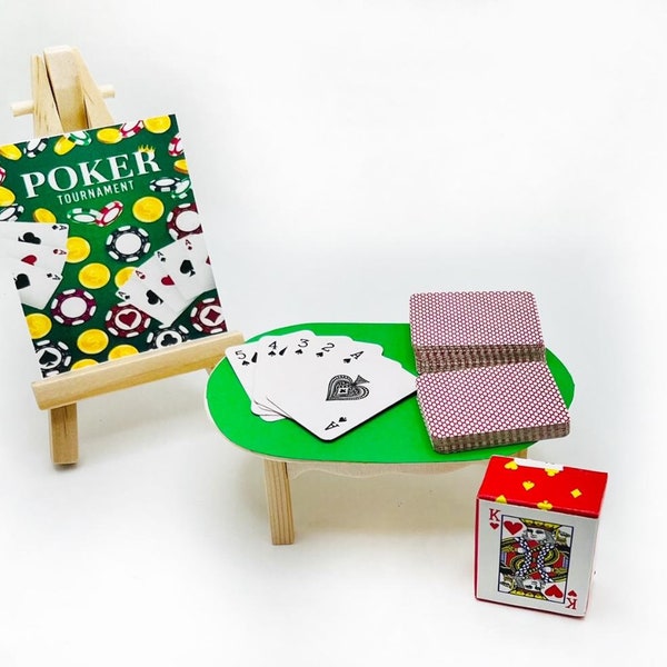 Miniature Playing Cards - Etsy