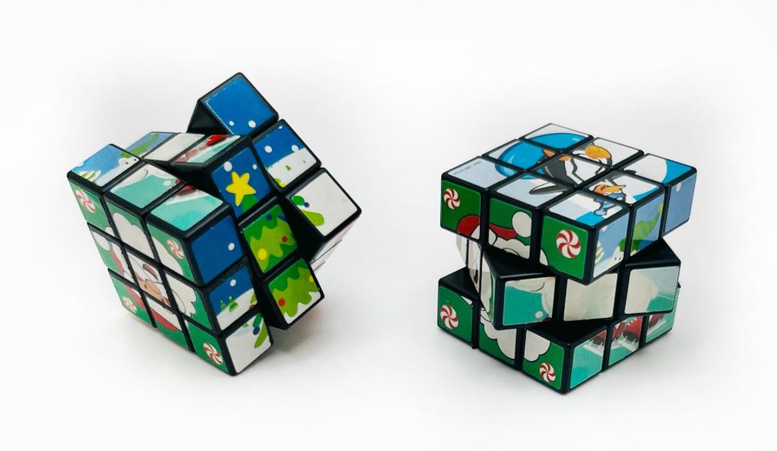 Elf Puzzle Cube: Christmas Dollhouse Miniature Prop - Etsy
