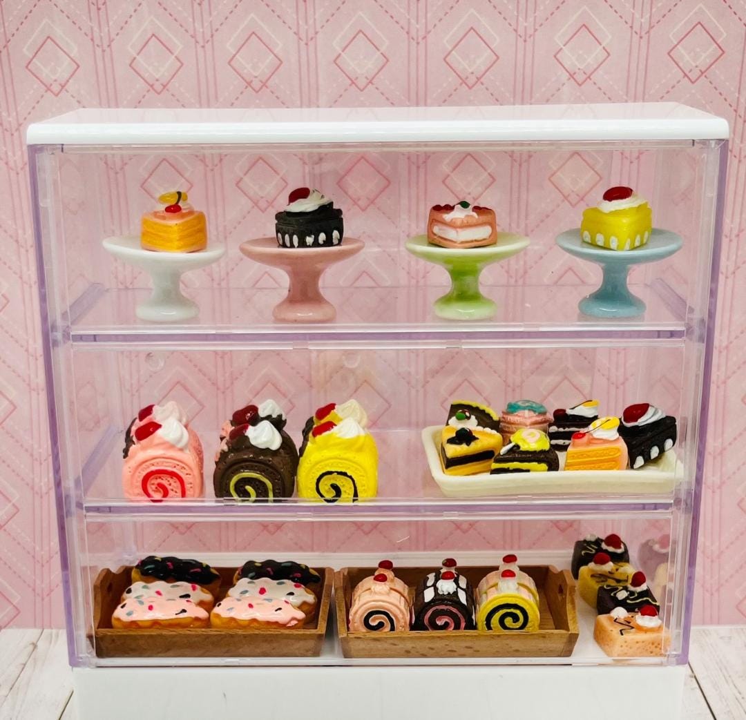 Miniature Dollhouse Bakery Sweet Shop Desserts Miniature Cakes - Etsy