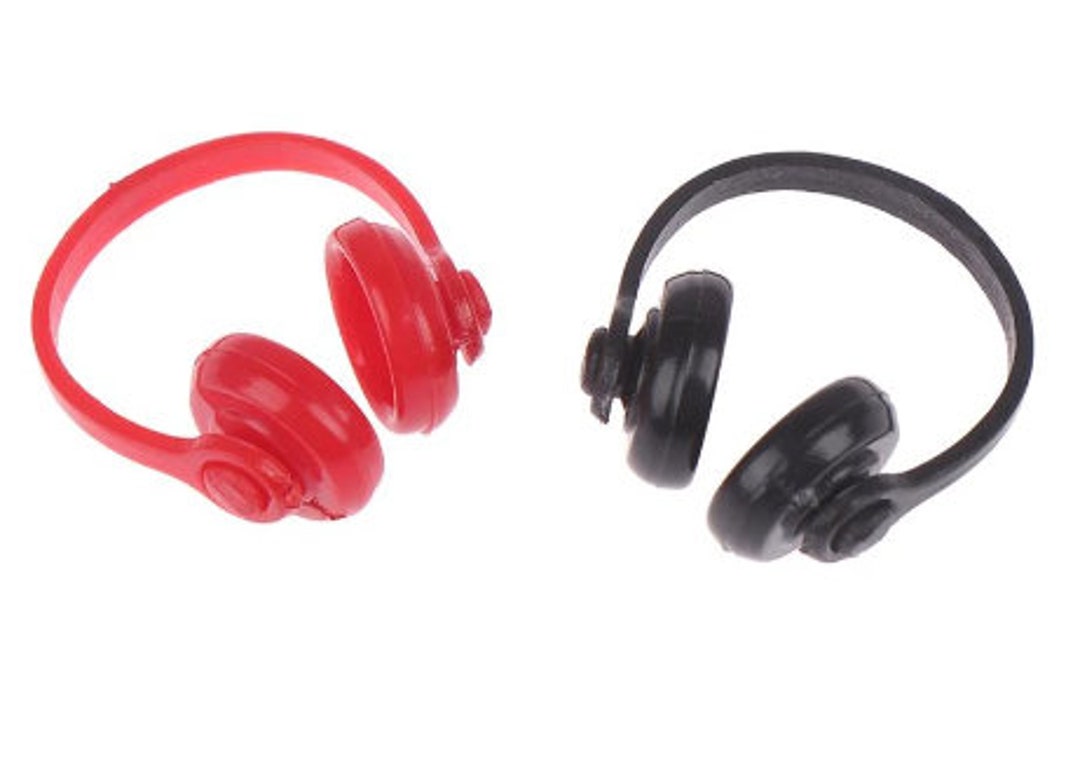Dollhouse Miniature Headphones Dollhouse Accessory Miniatures Dioramas ...
