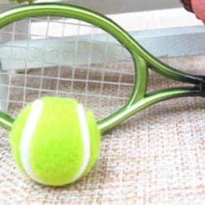 Elf Prop Tennis Racket and Tennis Ball Elf Accessory Sports for Dolls ...