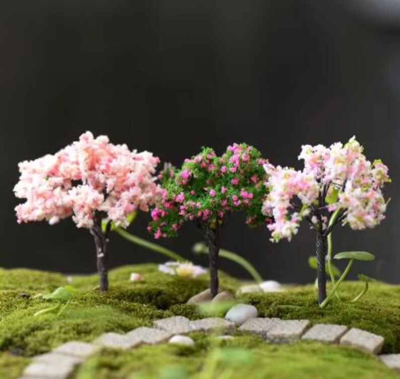 Miniature Landscaping Trees Set of 7 Scale Model Trees - Etsy