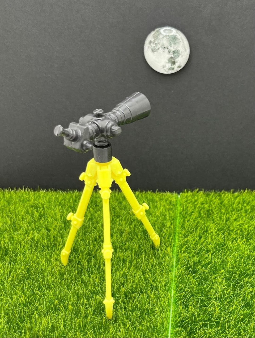 Elf Prop Miniature Telescope Looking at the Moon Dollhouse Accessories ...