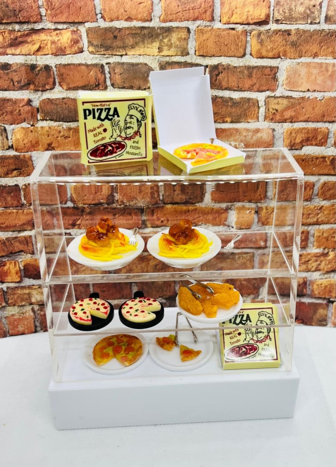 Elf Prop Miniature Spaghetti and Meatballs Dollhouse - Etsy