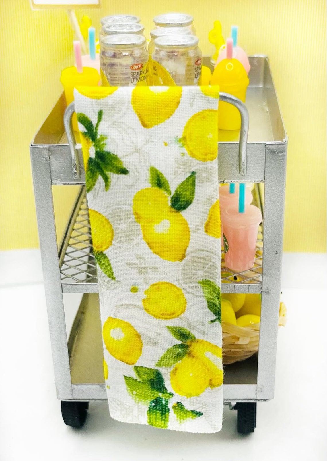 Miniature Lemonade Stand Pretend Vendor Cart Kiosk for Dolls - Etsy