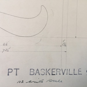 An Original Linotype Master Drawing Salvaged From the Linotype Foundry ...