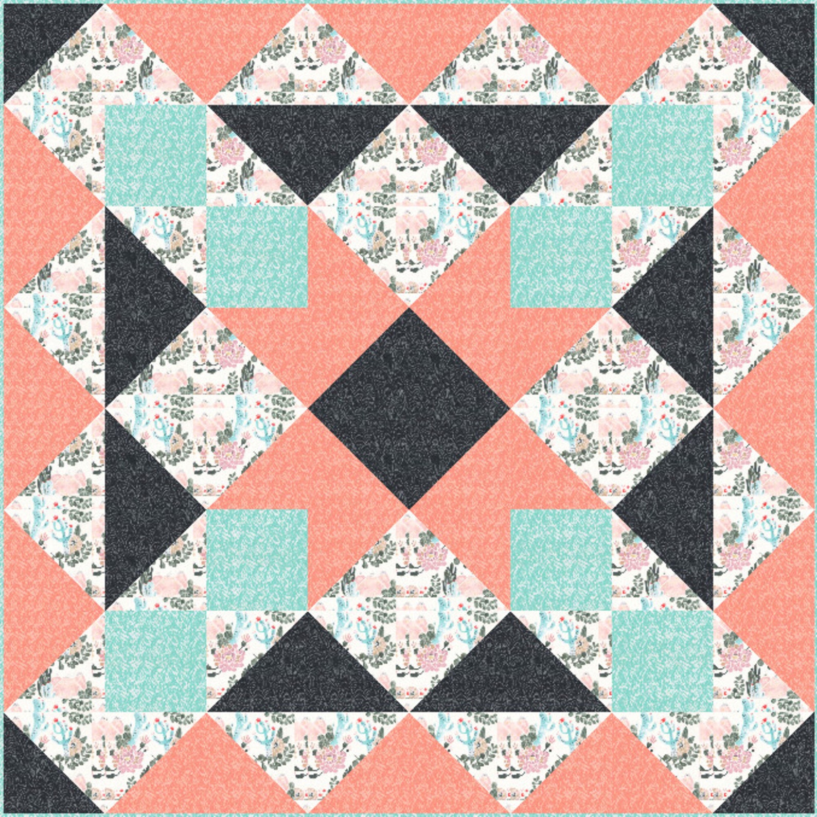 Simply Santa Fe Quilt Pattern 5 Sizes - Etsy