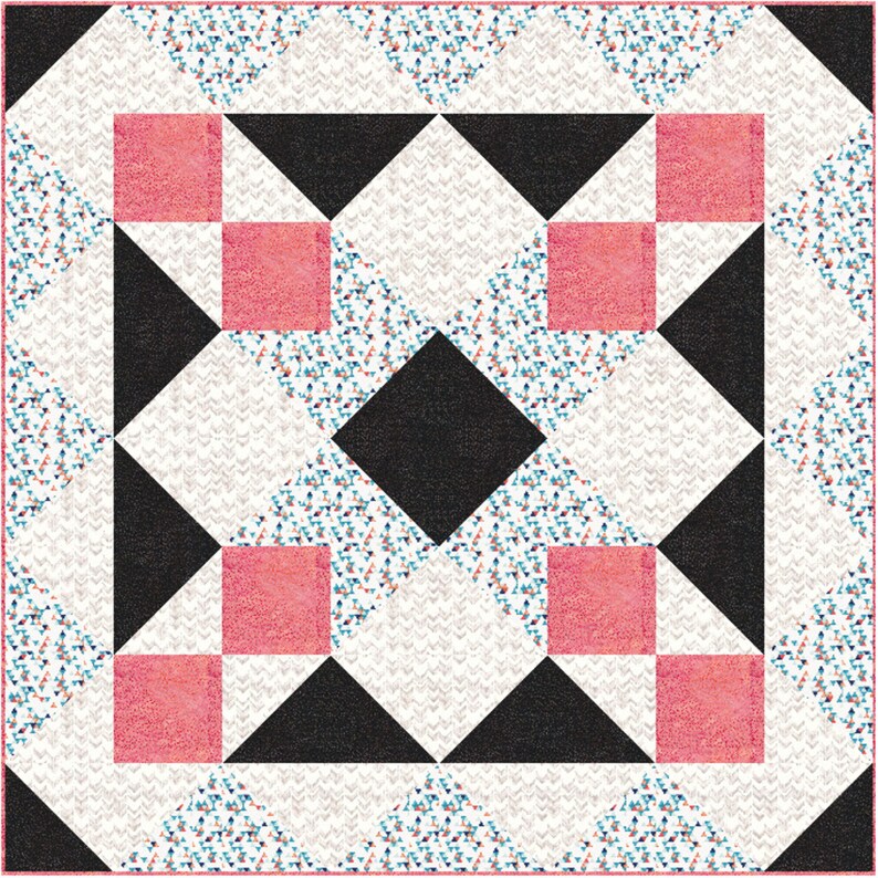 Simply Santa Fe Quilt Pattern 5 Sizes - Etsy