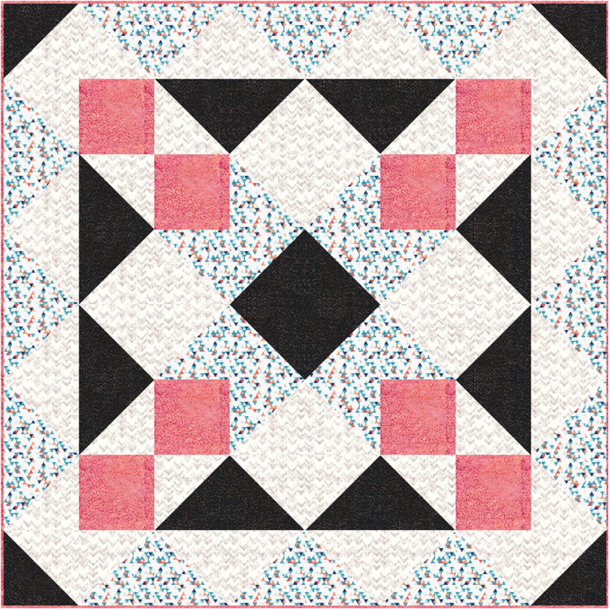 Simply Santa Fe Quilt Pattern 5 Sizes - Etsy