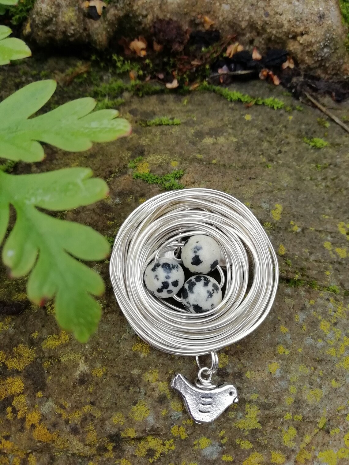 Bird Nest Brooch Pin Unusual Brooch - Etsy