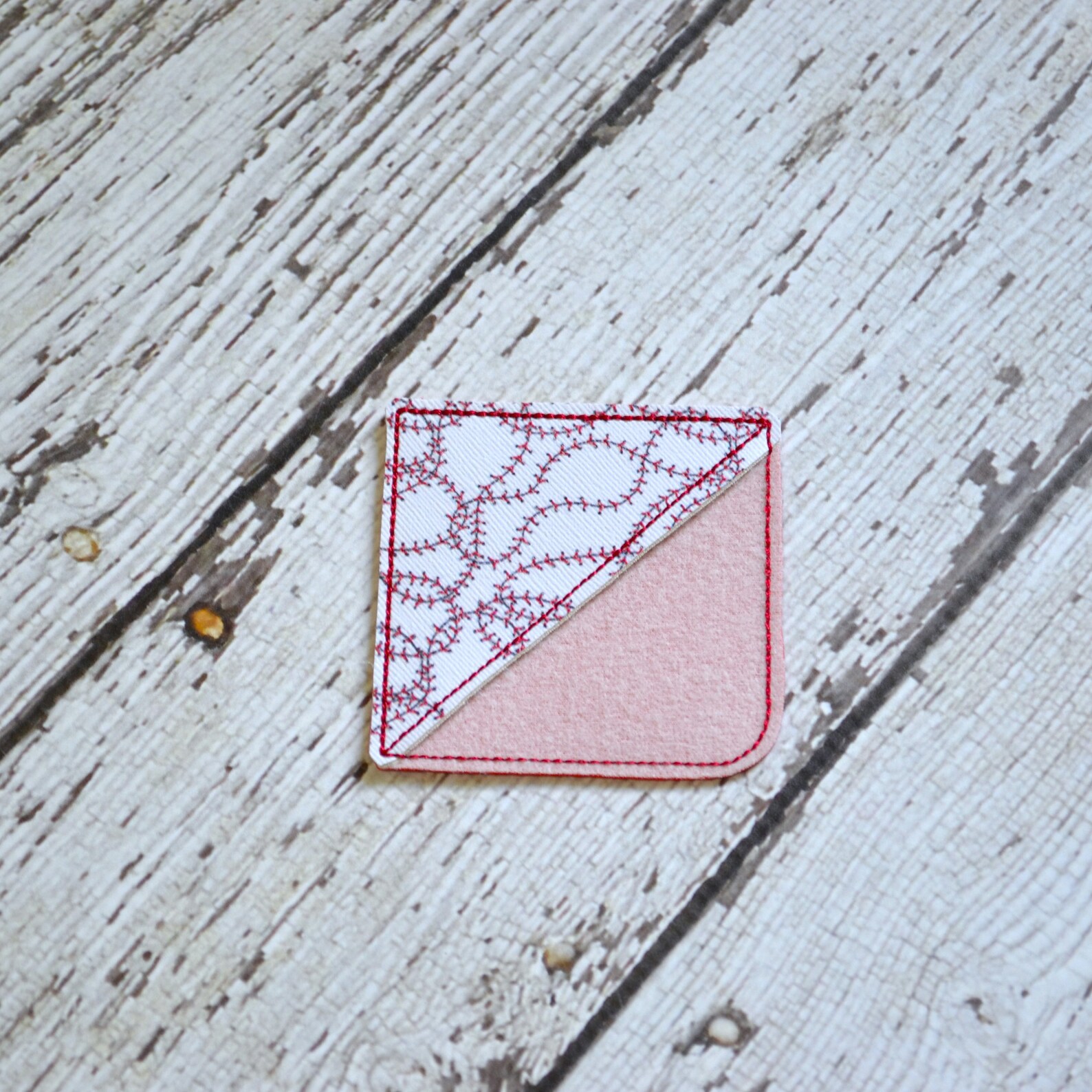 Corner Bookmark, Embroidered Bookmark, Reading, Coach, Summer Gift ...