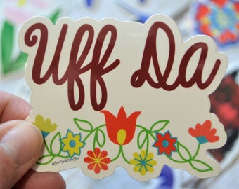 Uff Da Sticker - Etsy