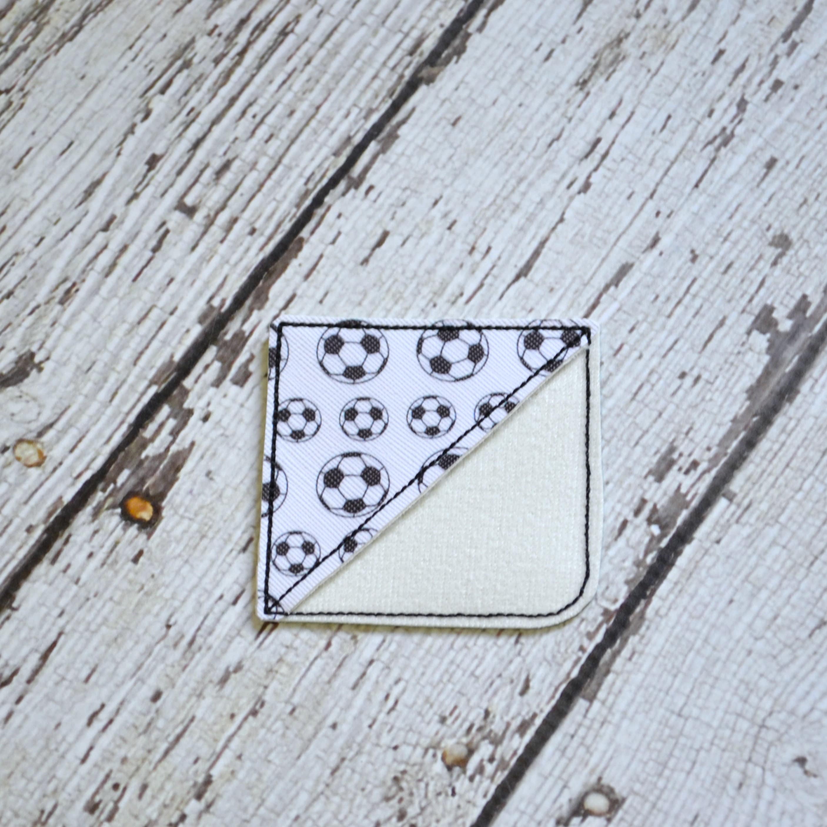 Corner Bookmark, Embroidered Bookmark, Reading, Coach, Summer Gift ...