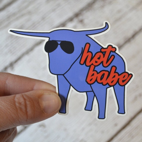 NEW Ready to Ship 'hot Babe' Vinyl Sticker | Etsy