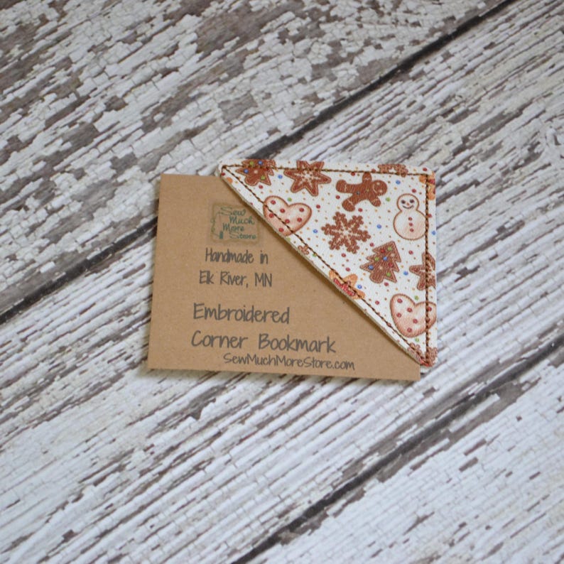 Winter Corner Bookmark, Embroidered Bookmark, Gift for Reader, Teacher ...