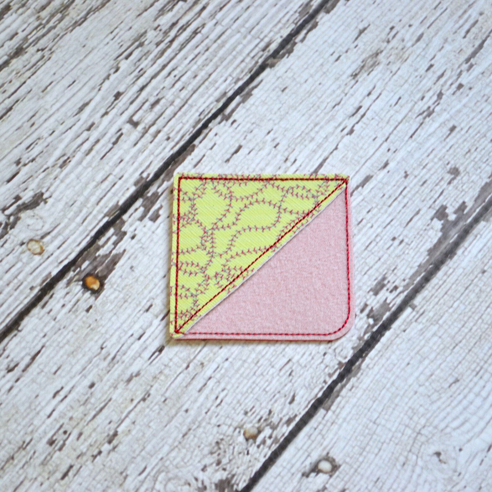 Corner Bookmark, Embroidered Bookmark, Reading, Coach, Summer Gift ...