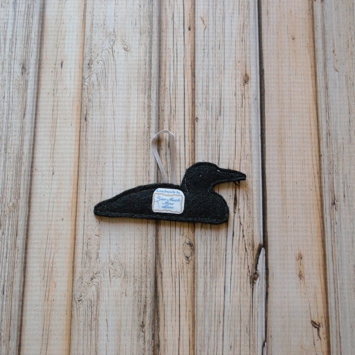 Minnesota Loon Felt Ornament - Embroidered Felt Hanging Decor - Etsy