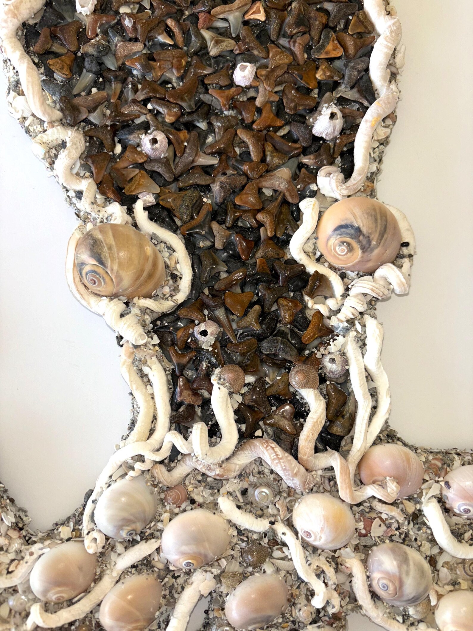 21" Seashell Shell Encrusted Octopus Wall Hanging - Etsy