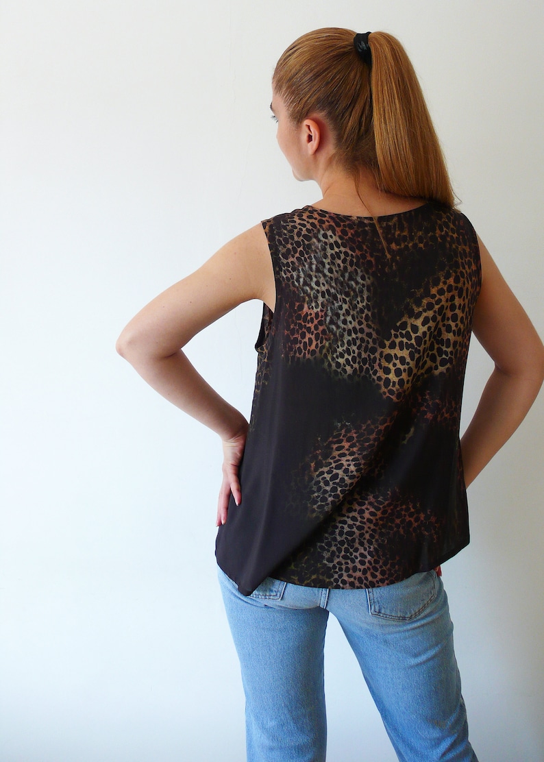Tank Top PDF Sewing Pattern N.26 | Round Neckline and Sleeveless | With ...
