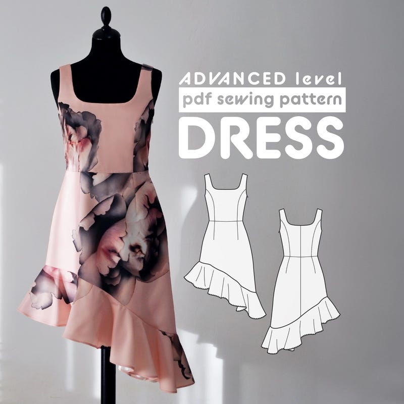 Asymmetrical Dress - Etsy