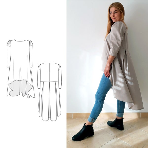 Tunic Sewing Pattern - Etsy