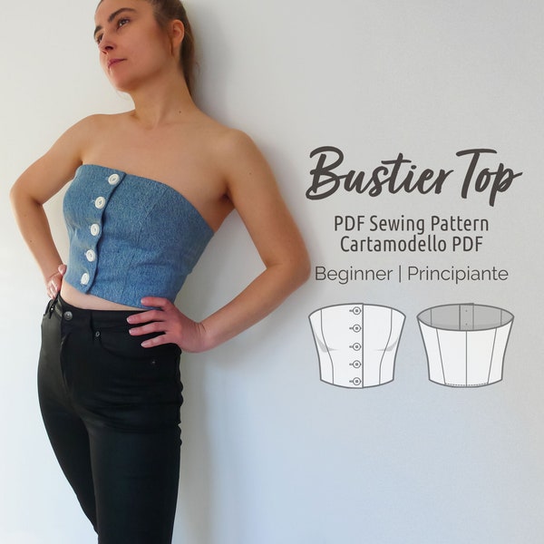 Leather Top Sewing Pattern - Etsy