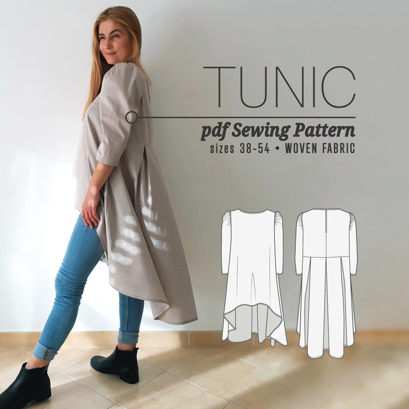 Tunic Sewing Pattern - Etsy