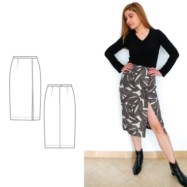 Long Skirt Pattern - Etsy