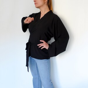 Wrap Blouse PDF Sewing Pattern | Sizes 36-54 | Includes Sewing ...