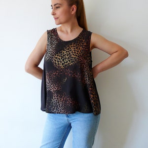 Tank Top PDF Sewing Pattern N.26 | Round Neckline and Sleeveless | With ...