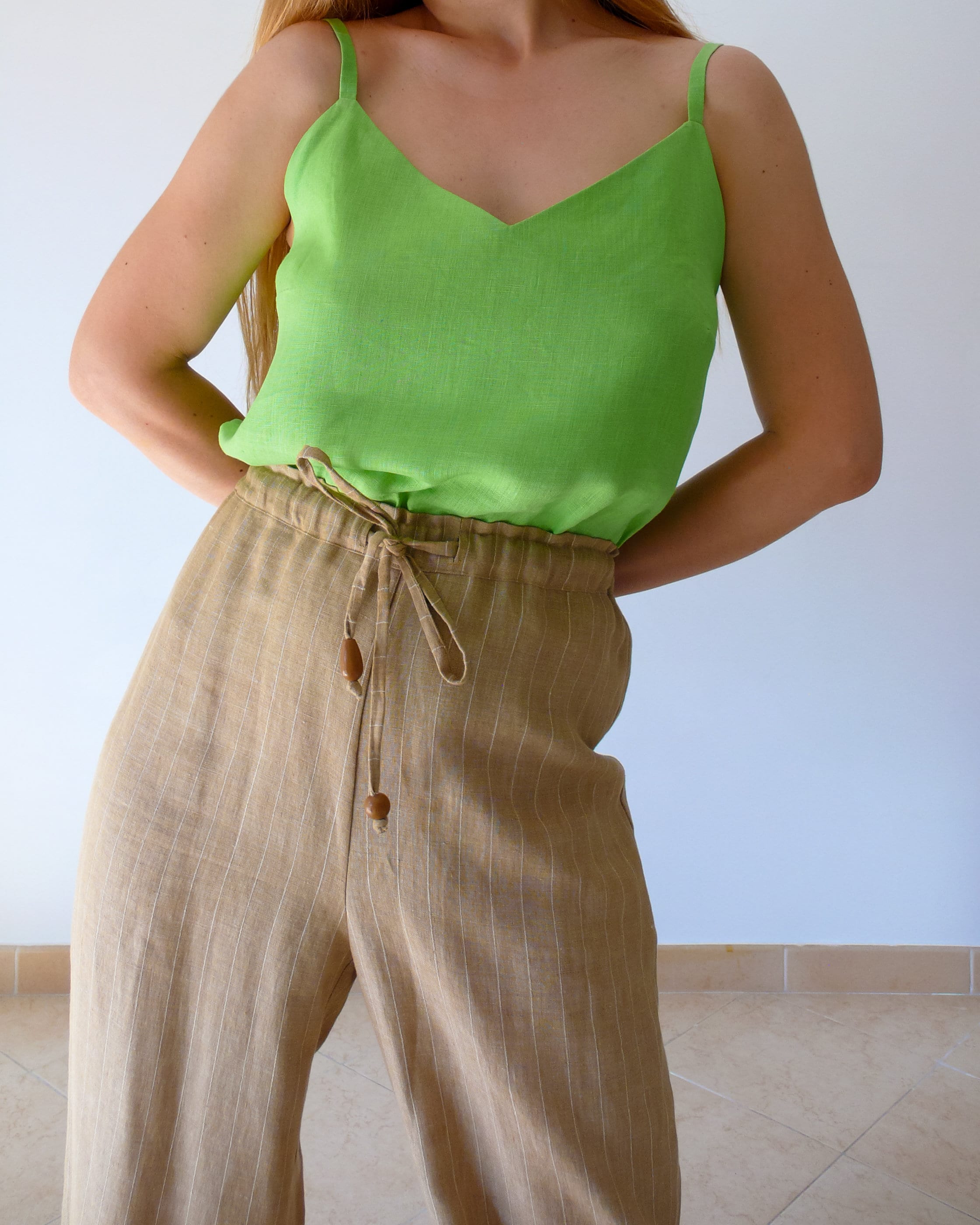 Wide Leg Pants PDF Sewing Pattern | Beginner Friendly | Drawstring ...