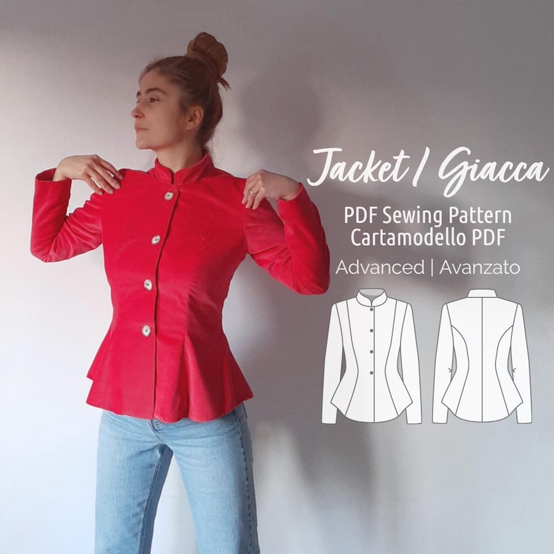 Peplum Coat for Women - Etsy