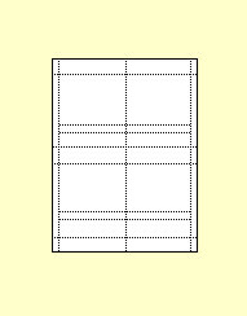 Audio Cassette Inserts Blank Printable Blank J-cards Inkjet Laser - Etsy