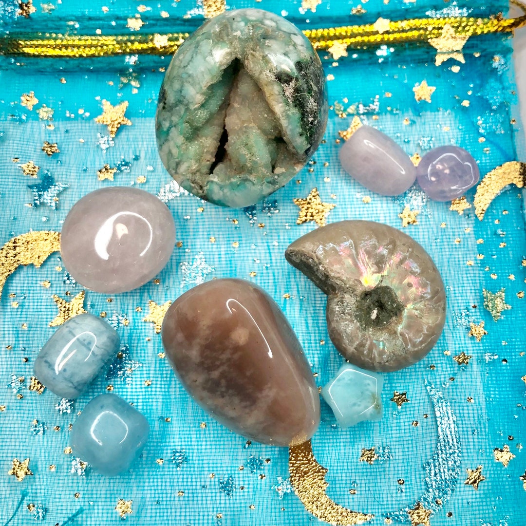 Water Element Emotions Communication Healing Stone Kit Gift - Etsy