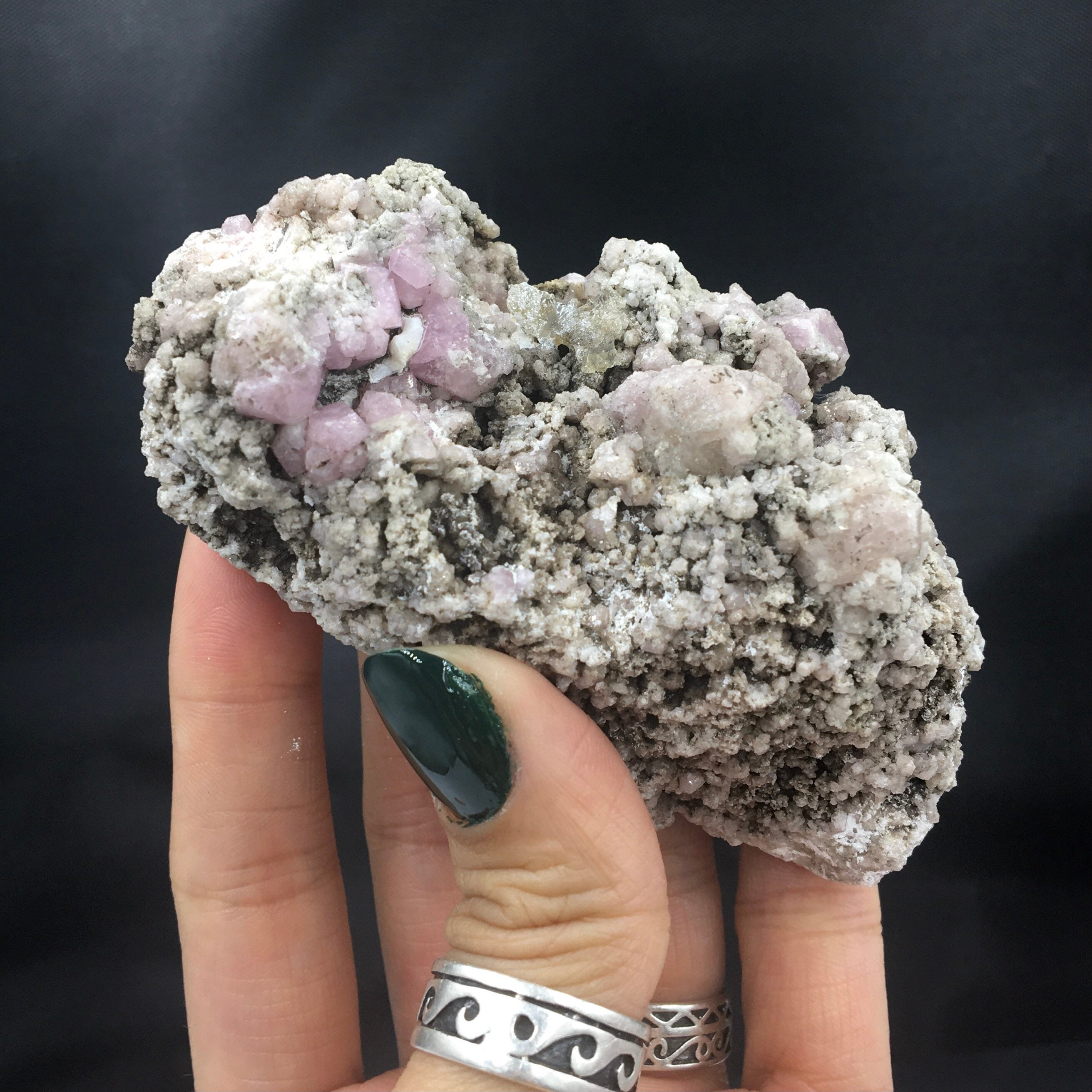 Pink Grossular Garnet Matrix Grossular Baby Pink Raw Crystal | Etsy