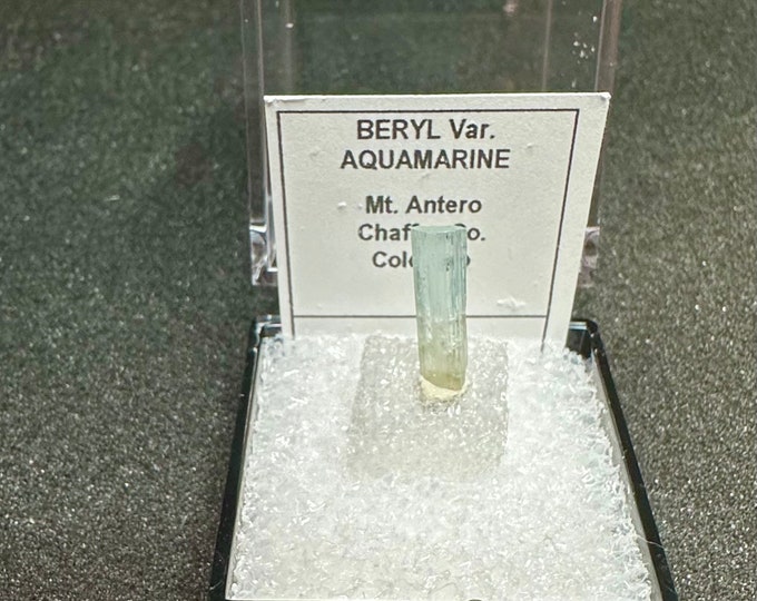Aquamarine Ice Blue Beryl Mt. Antero CO Crystal Rocks and Minerals ...